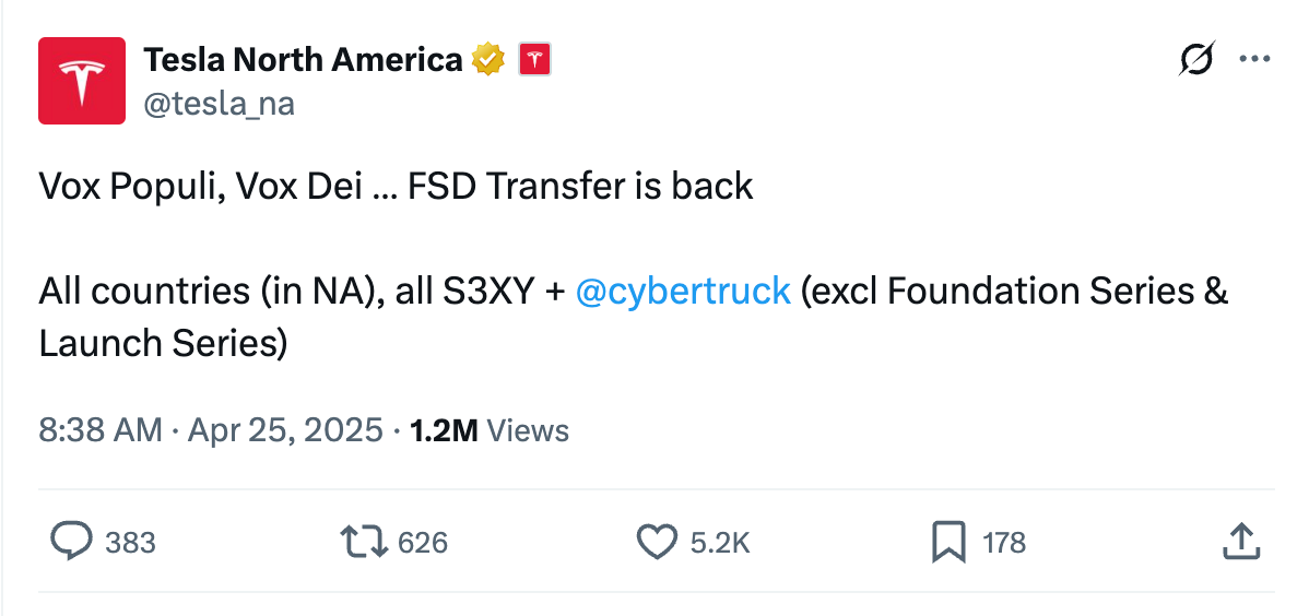 FSD Transfer Program: How to Transfer Your FSD | Tparts