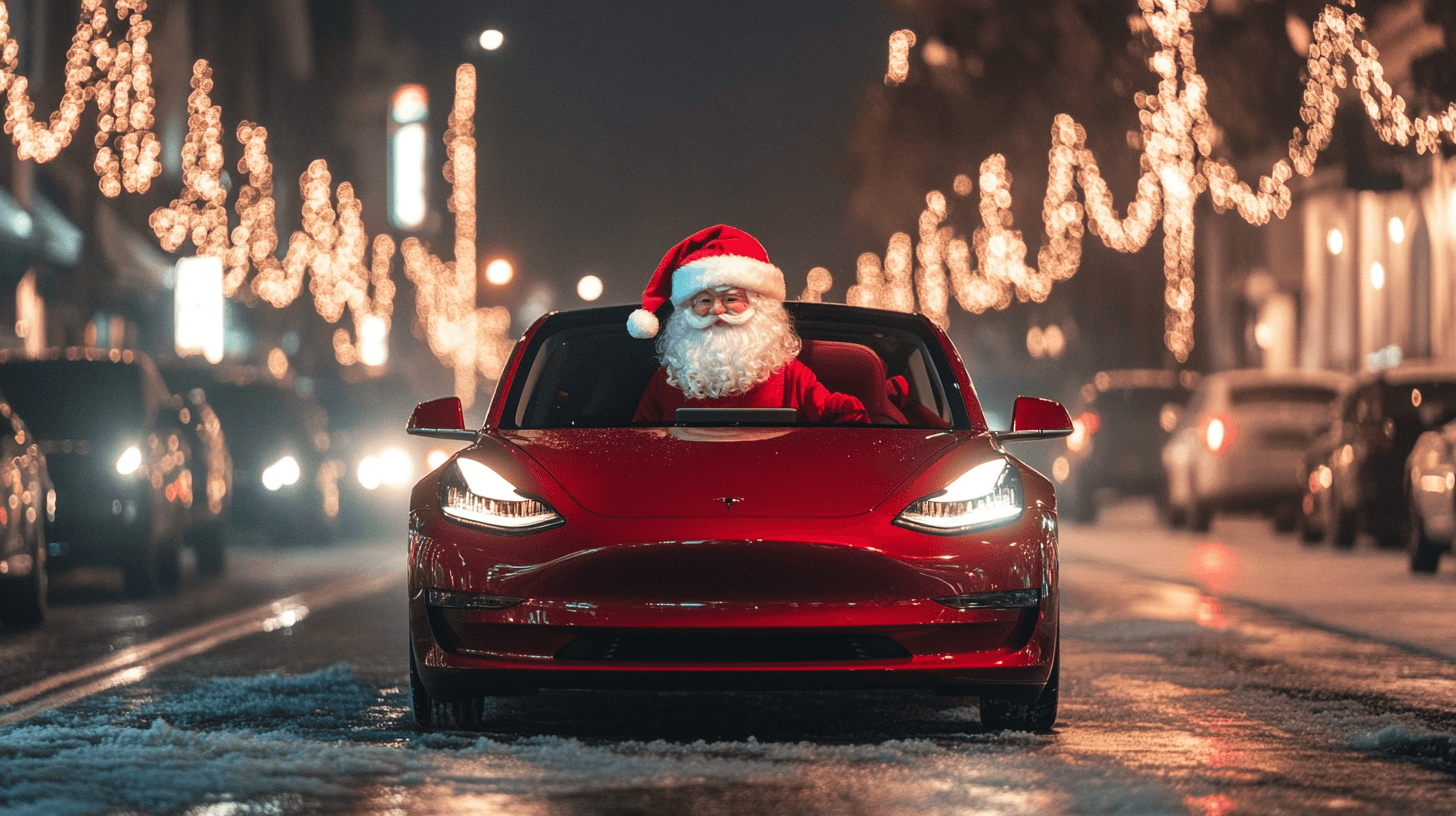 Tesla Santa Claus Rally | Tparts